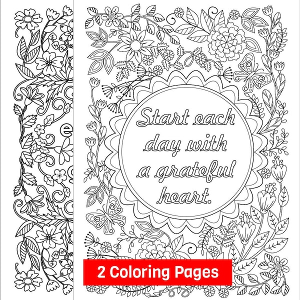 Start Each Day With a Grateful Heart - Etsy