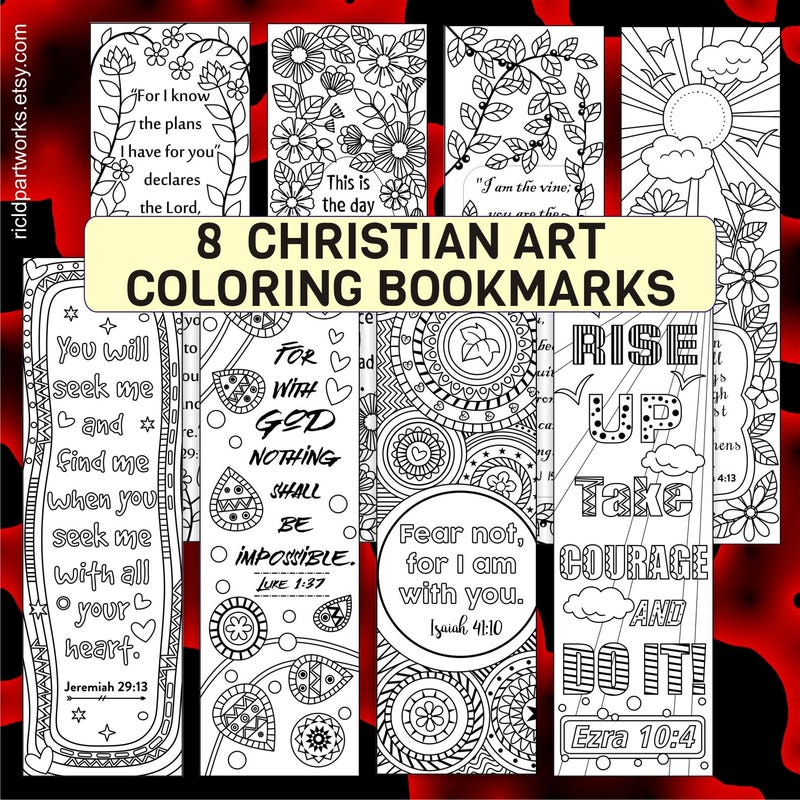 Printable Isaiah Bookmarks - Etsy