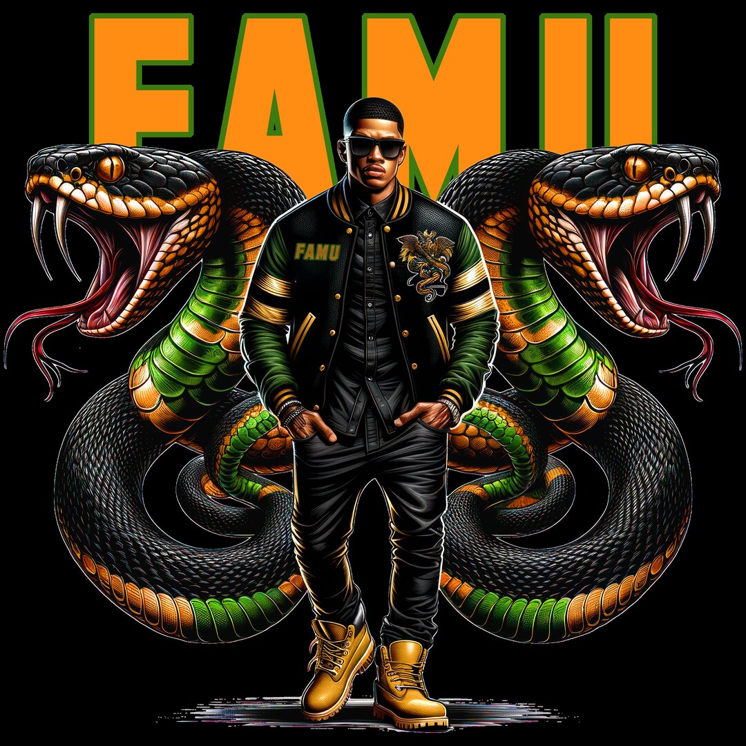 FAMU Snake Protector Art Digital PNG File - Etsy