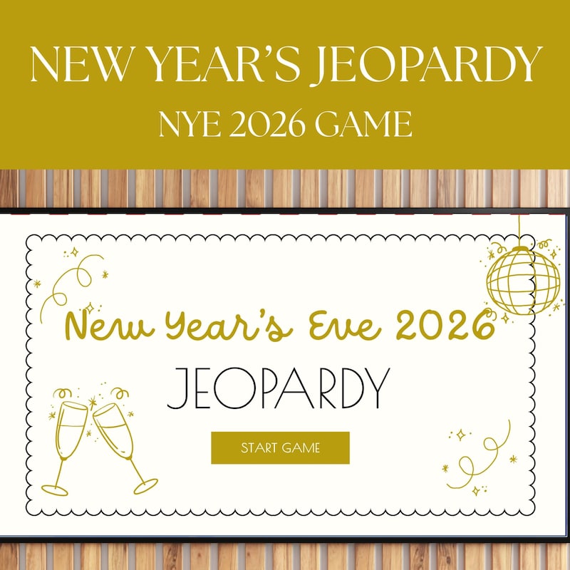 New Eve Jeopardy - Etsy