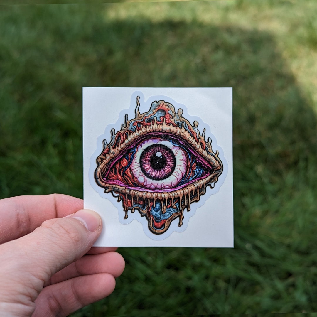 Melting Eye 3" Waterproof Sticker - Etsy