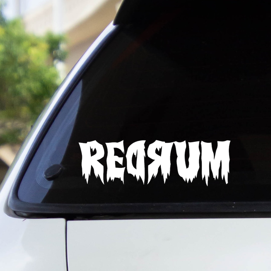 Redrum Decal Sticker / Multiple Colors - Etsy
