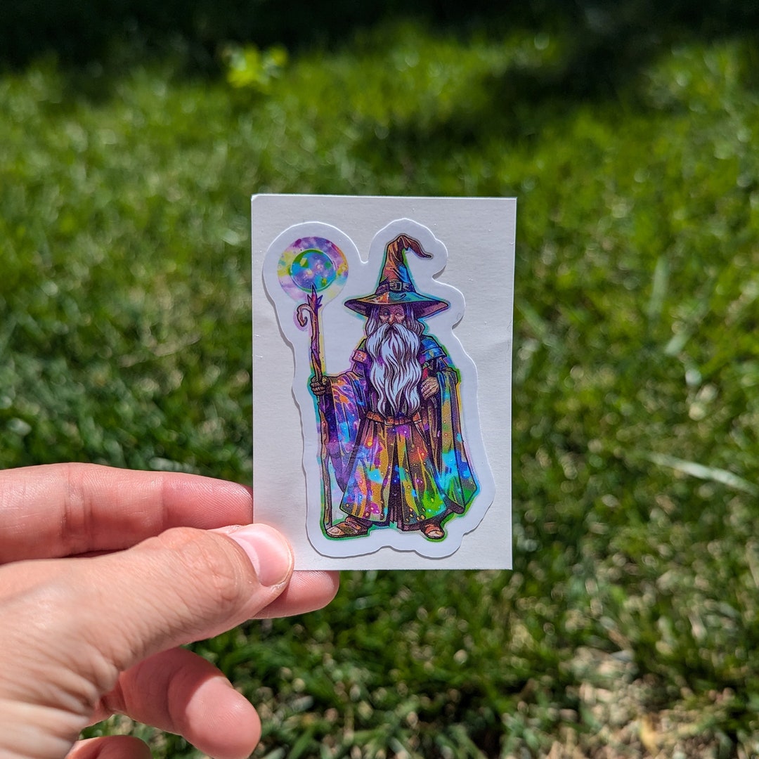 Wizard 3" Waterproof Sticker - Etsy