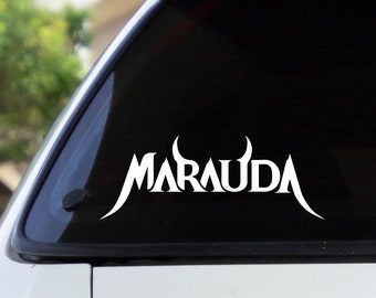 Marauda Decal / Sticker Marauda Car Decal Marauda Bumper Sticker Edm ...
