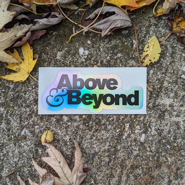 Above and Beyond - Etsy