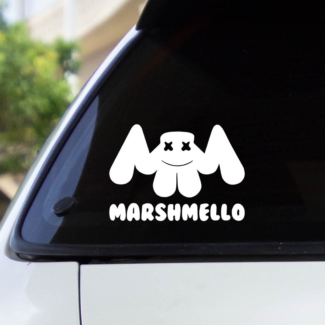 Marshmello Decal Sticker / Multiple Colors - Etsy