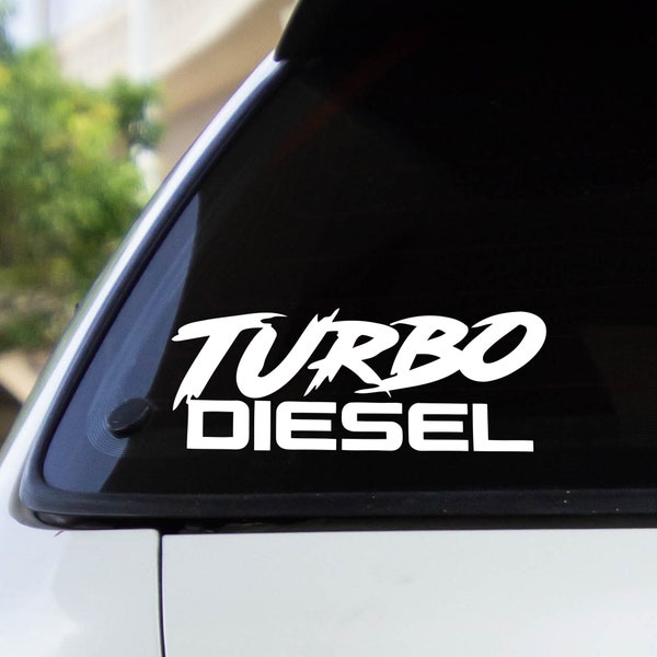 Turbo Diesel Decal - Etsy