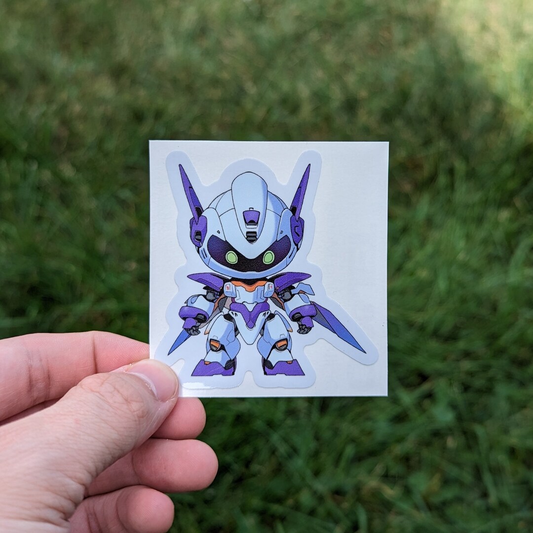 Chibi Mech 2.75" Waterproof Sticker - Etsy