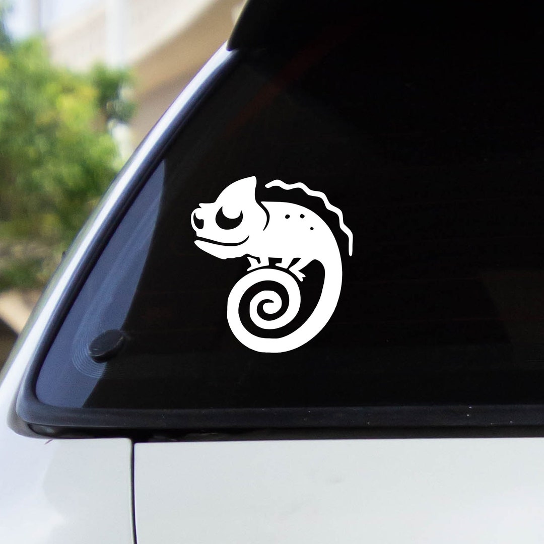 Chameleon Decal Sticker / Multiple Colors - Etsy