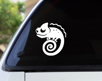 Chameleon Sticker | Etsy