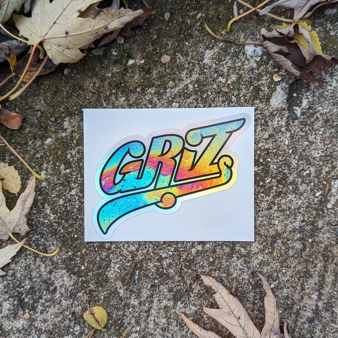 Griz 4 Holographic Sticker - Etsy