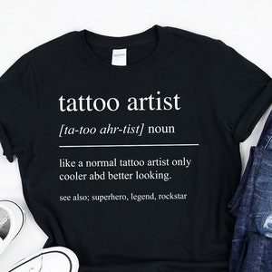 Tattoo Artist Gift, Tattoo Artist Shirt, Tattoo Artist Tshirt, Gifts ...