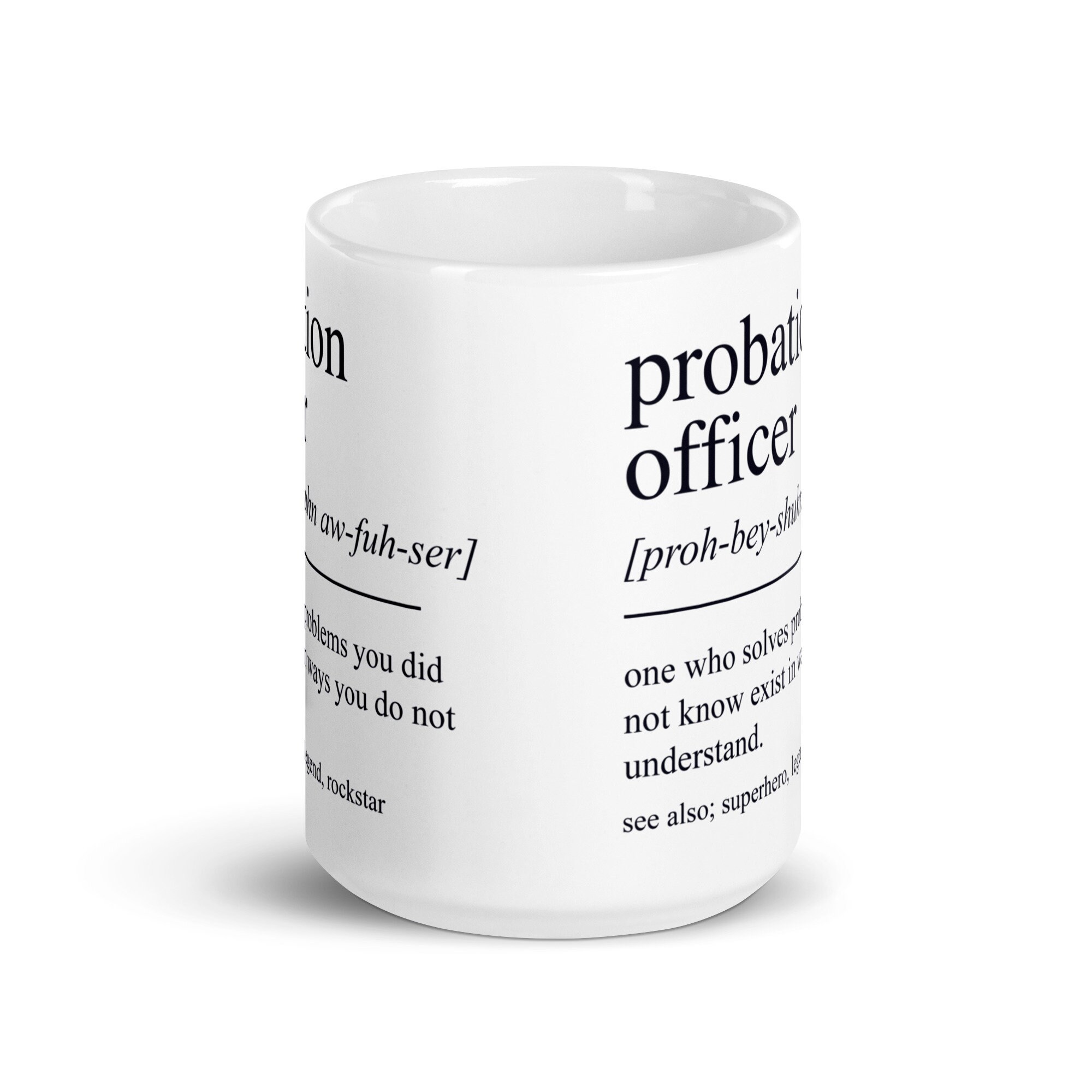 Funny Probation Officer Gifts for Men, Personalized Probation Officer ...
