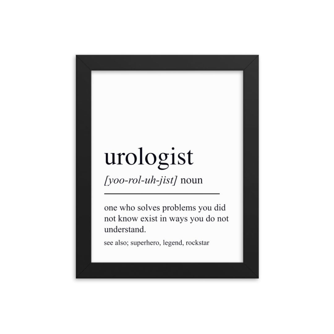 Urologist Gift, Urologist Wall Art, Gifts for Urologist, Urologist Wall ...