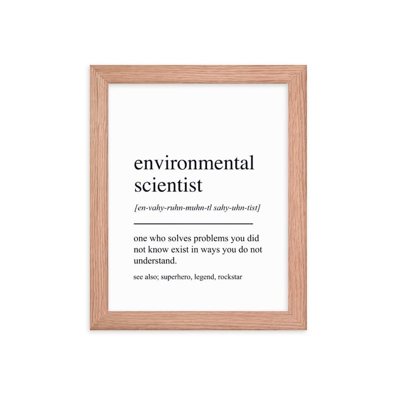 Environmental Scientist Gift, Environmental Scientist Wall Art, Gifts ...