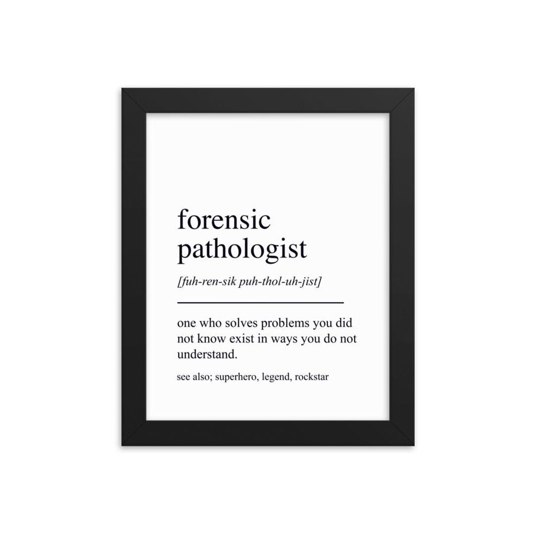 Forensic Pathologist Gift, Forensic Pathologist Wall Art, Gifts for ...