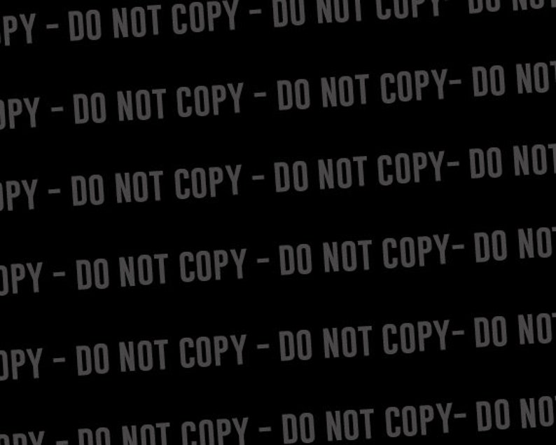 Do Not Copy Watermark Transparent Watermark Watermark Png - Etsy