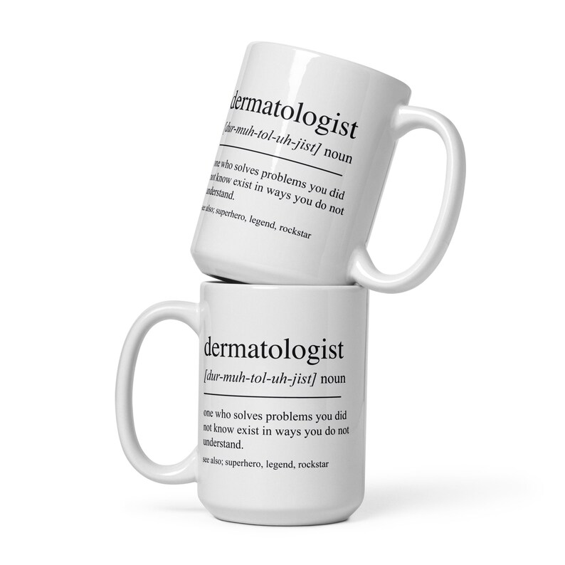 Dermatologist Gift, Funny Dermatologist Mug, Dermatology Graduation ...