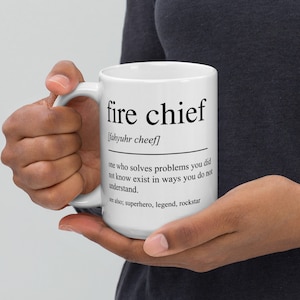 Fire Chief Gifts. Fire Chief Mug, Fire Chief Retirement Gift ...