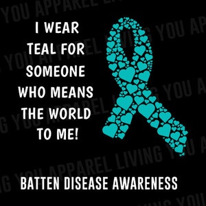 Batten Disease Png, Batten Disease Awareness Month Png, Teal Ribbon Png ...