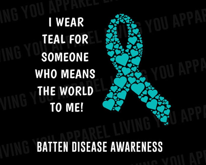 Batten Disease Png, Batten Disease Awareness Month Png, Teal Ribbon Png ...