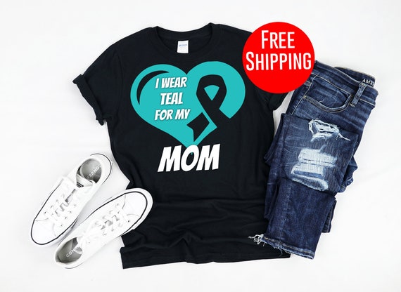 Scleroderma Shirt I Wear Teal for My Mom - Etsy