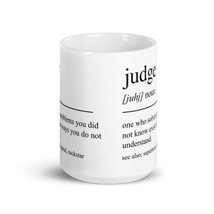 Funny Judge Gifts for Men, Personalized Judge Mug, Gifts for Judge ...