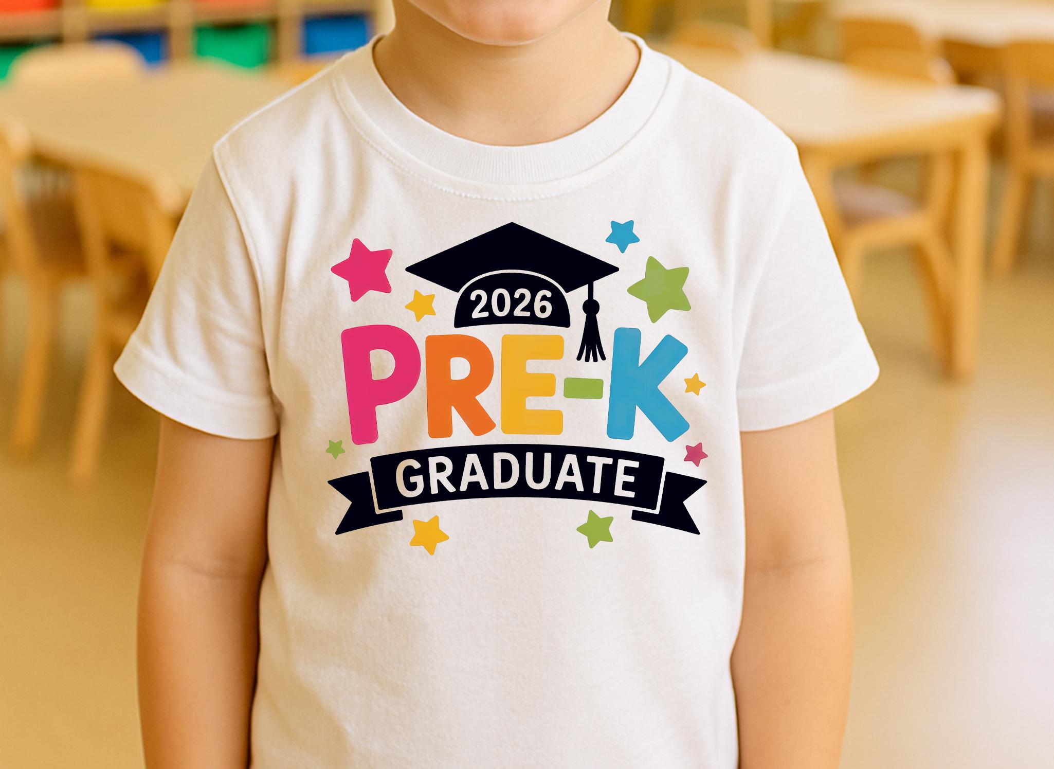 Pre-k Graduate 2026 Sublimation PNG – Colorful Preschool Graduation ...