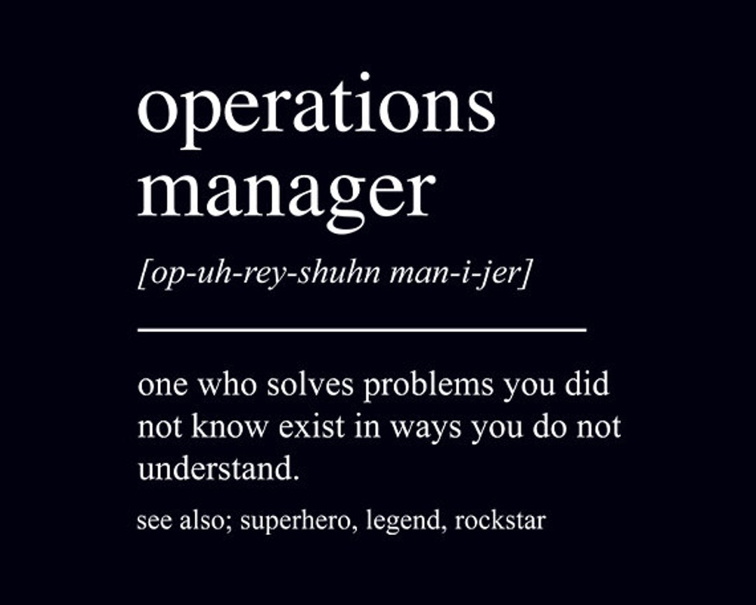 Operations Manager Png File, Operations Manager Tshirt Design ...