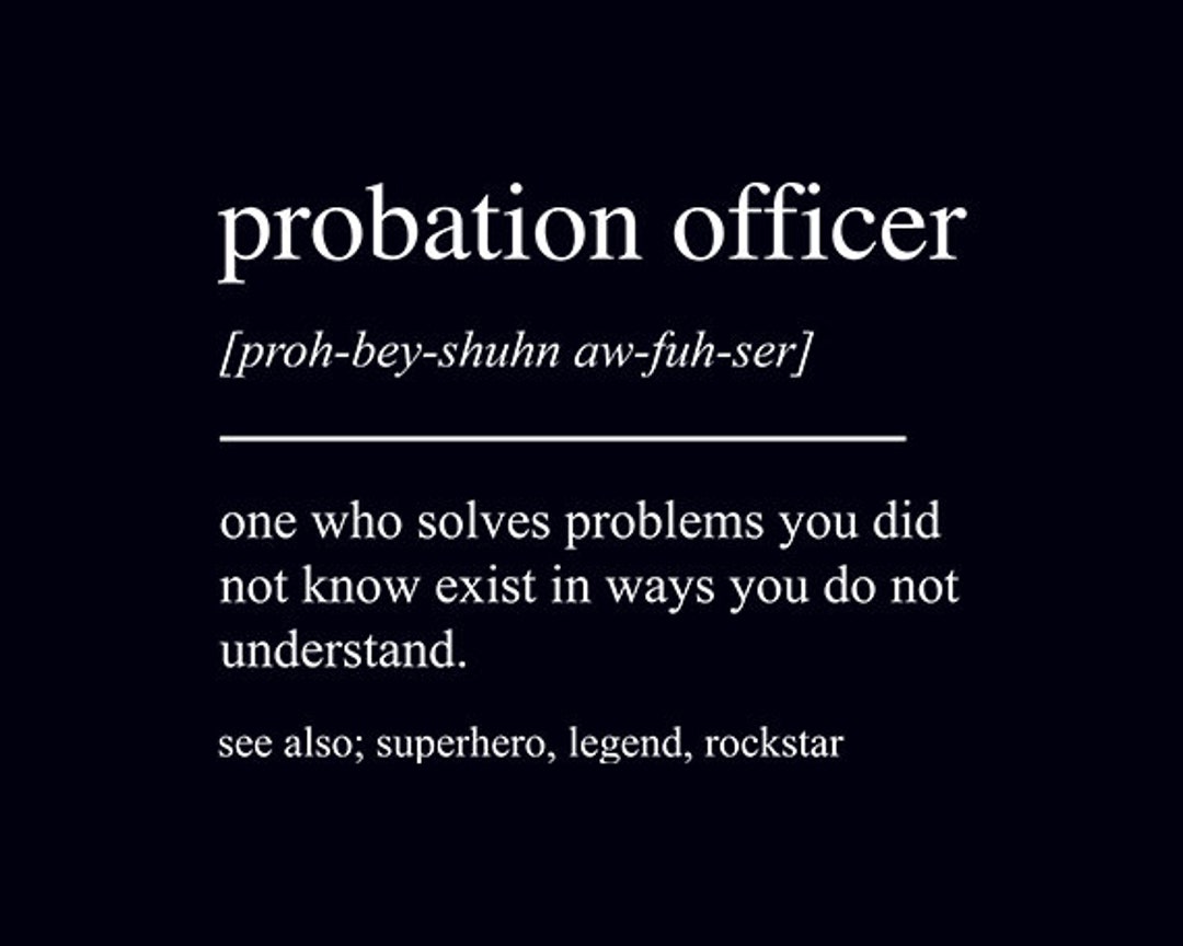 Probation Officer Png File, Probation Officer Tshirt Design, Probation ...