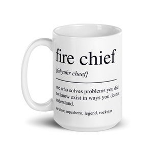 Fire Chief Gifts. Fire Chief Mug, Fire Chief Retirement Gift ...