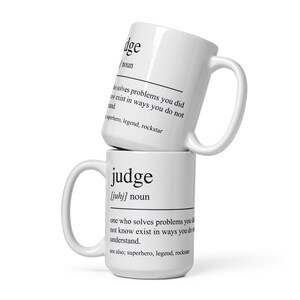 Funny Judge Gifts for Men, Personalized Judge Mug, Gifts for Judge ...