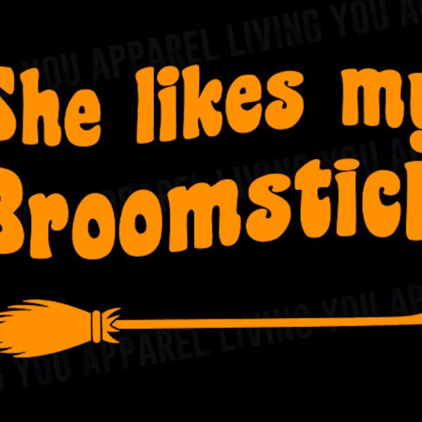 She Likes My Broomstick Svg Etsy