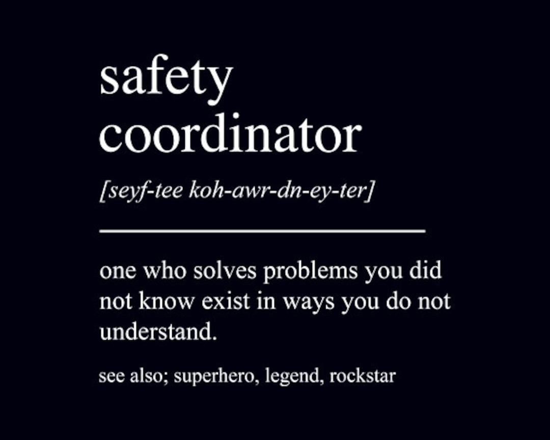Safety Coordinator Png File, Safety Coordinator Tshirt Design, Safety ...