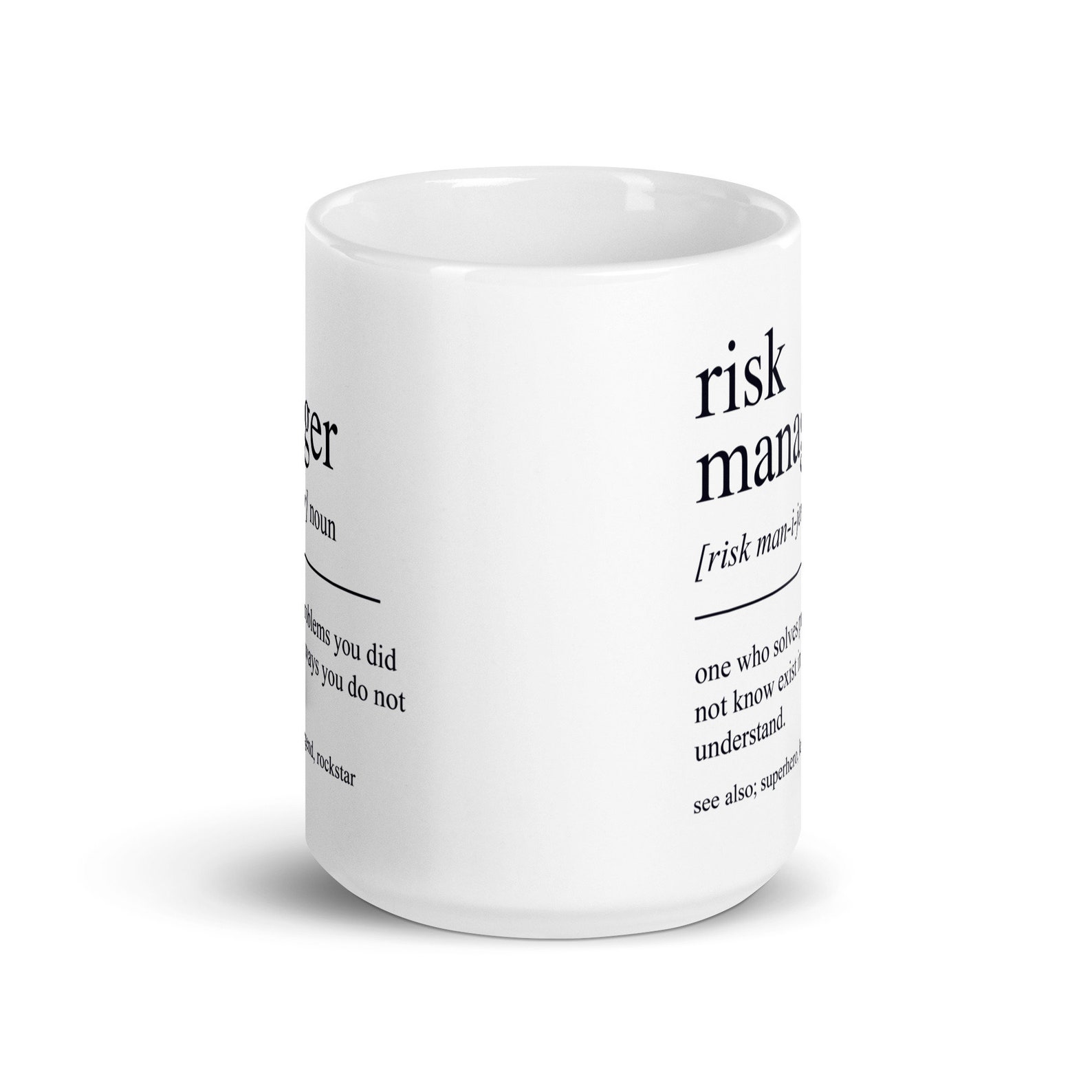 Risk Manager Gift Ideas, Funny Risk Manager Mug, Risk Manager ...