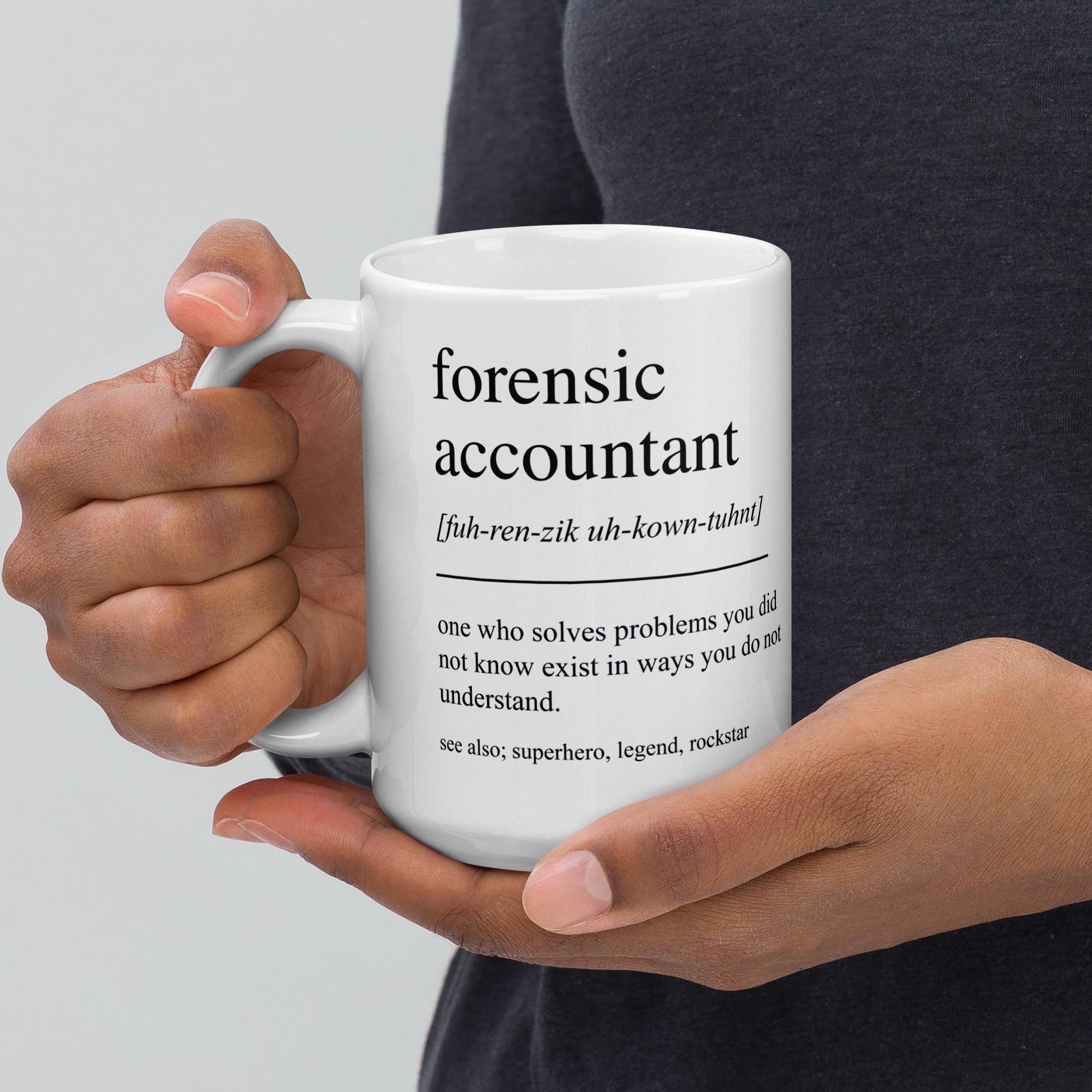 Forensic Accountant Gift – Personalized Forensic Accountant Mug, Custom ...