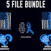 Apraxia Png Bundle, Apraxia Awareness, Blue Ribbon, Speech Therapy ...
