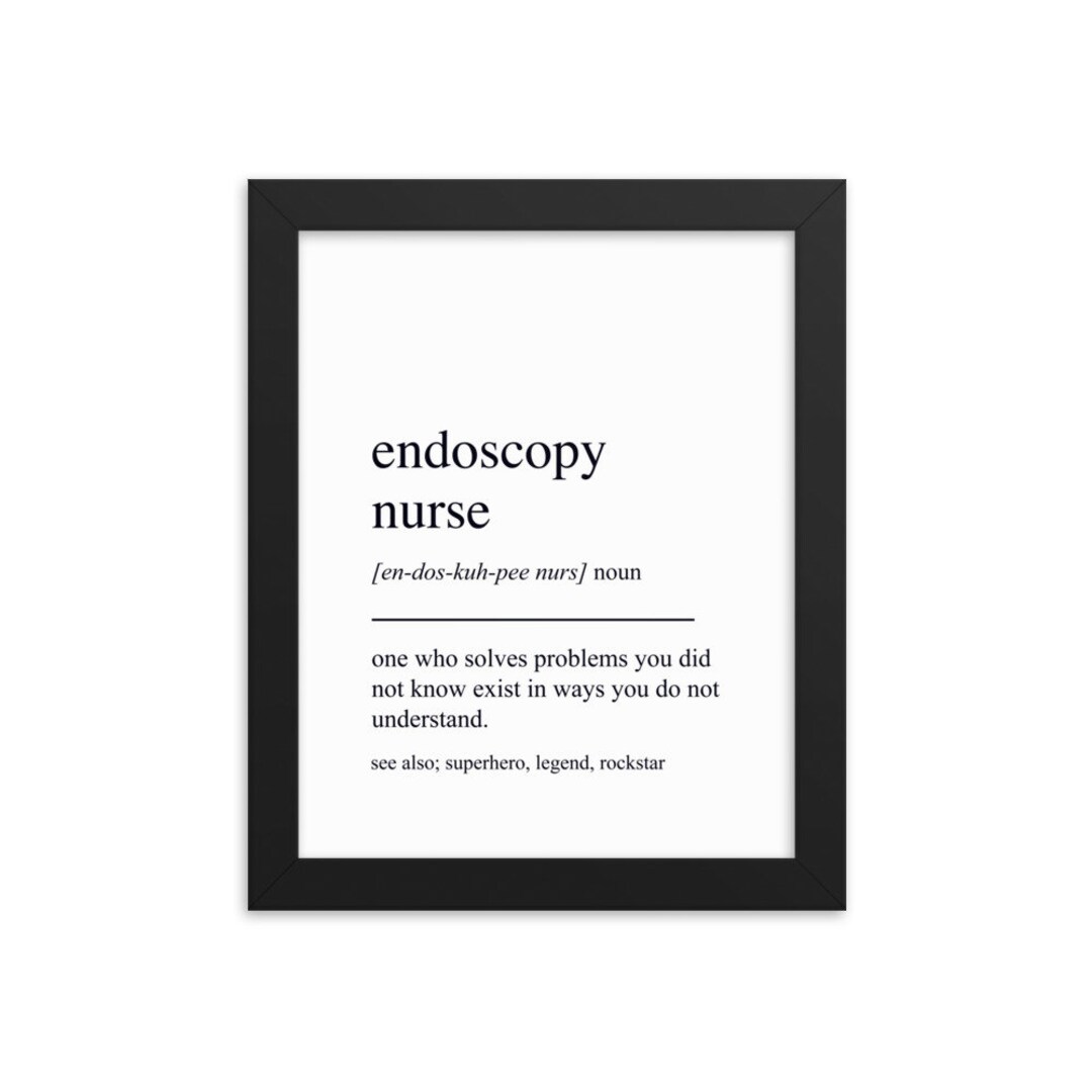 Endoscopy Nurse Gift, Endoscopy Nurse Wall Art, Gifts for Endoscopy ...