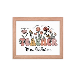 Custom Teacher Name Sign, Custom Classroom Door Signs, Printable ...