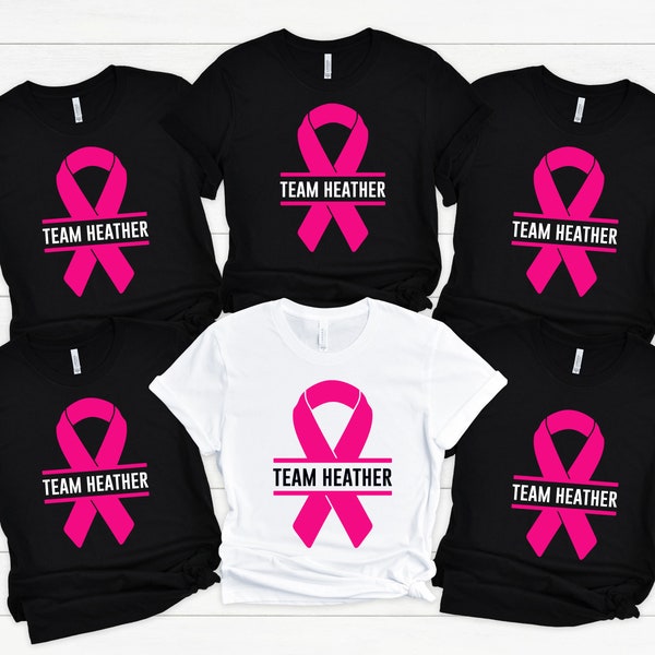 Breast Cancer Team Shirts - Etsy