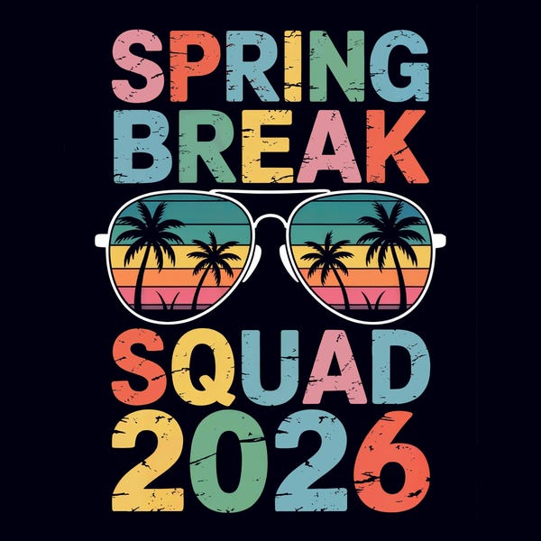 Spring Break 2026 Svg - Etsy