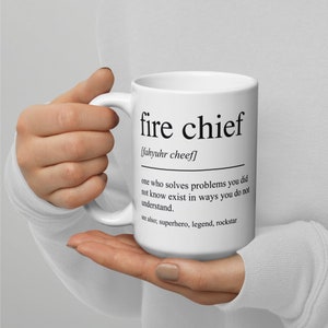 Fire Chief Gifts. Fire Chief Mug, Fire Chief Retirement Gift ...