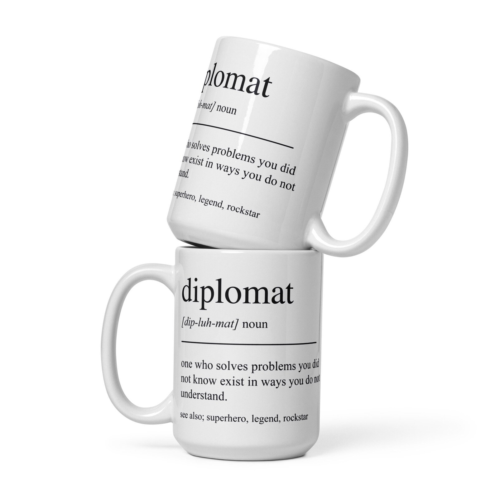 Diplomat Gift, Funny Diplomat Mug, Gifts for Diplomat, Diplomat ...
