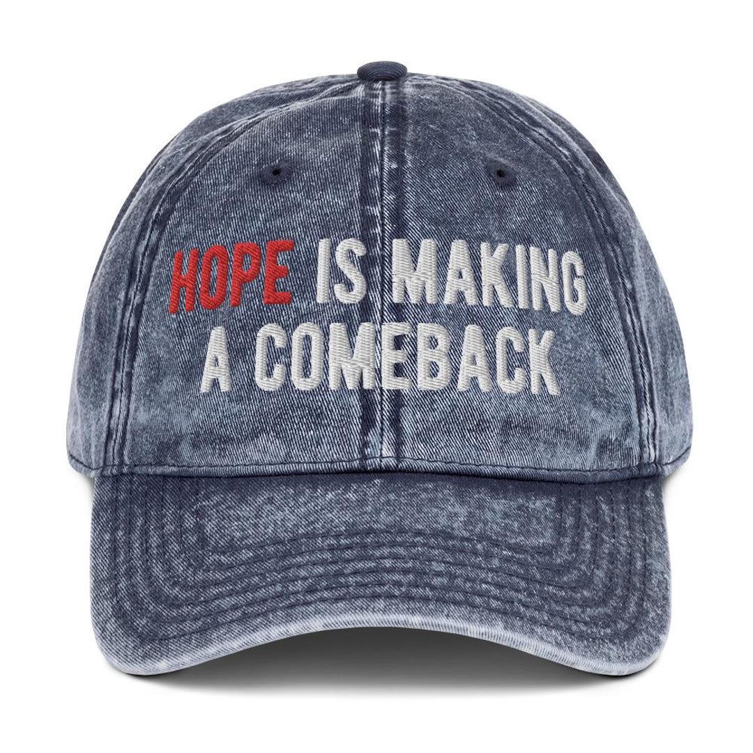 Hope is Making A Comeback Hat, Womens Rights Hat, Democrat Hat, Liberal ...