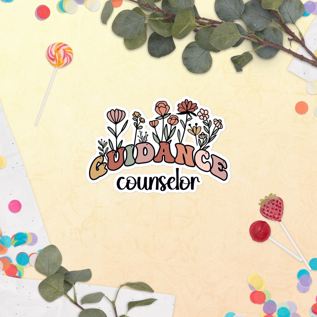 Guidance Counselor Sticker, Guidance Counselor Gifts, Gift for Guidance ...