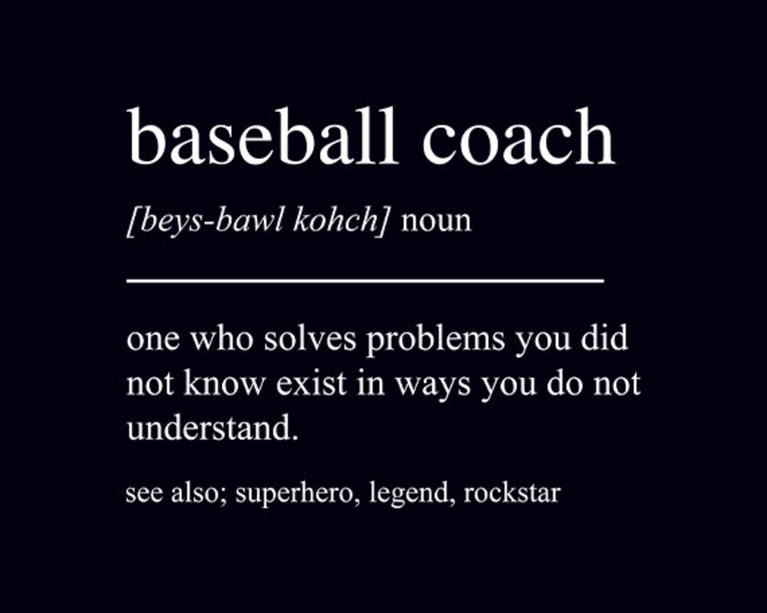 Baseball Coach Png File, Baseball Coach Tshirt Design, Baseball Coach ...