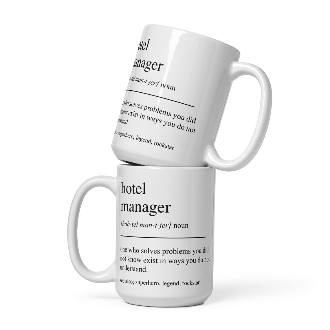 Hotel Manager Gift, Funny Hotel Manager Mug, Gifts for Hotel Manager ...