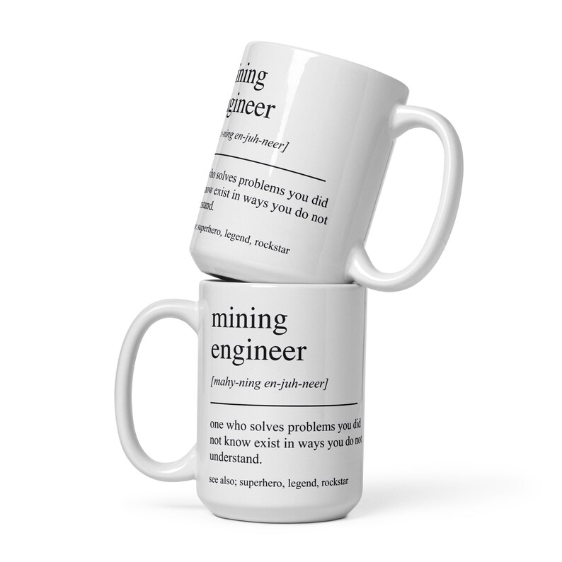 Mining Engineer Gift, Mining Engineer Mug, Gift for Mining Engineer ...