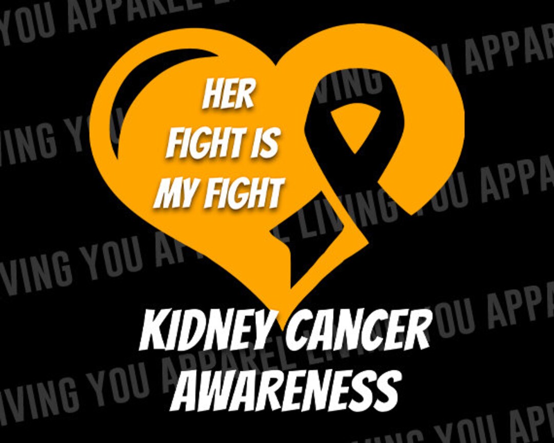 Kidney Cancer Png, Kidney Cancer Awareness Month, Orange Ribbon, Kidney ...