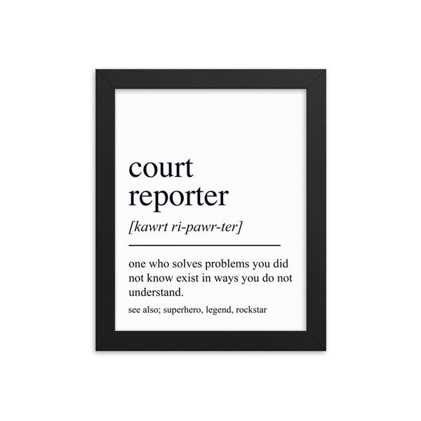 Court Reporter Art - Etsy